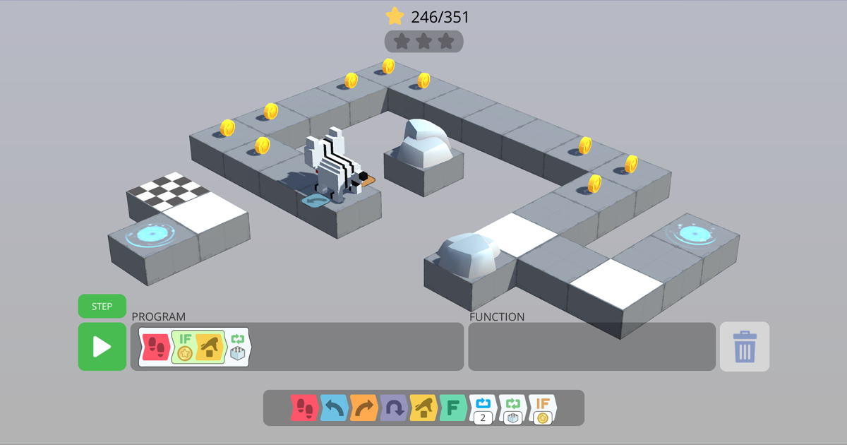 Rodocodo - coding game for primary school children ages 4-11