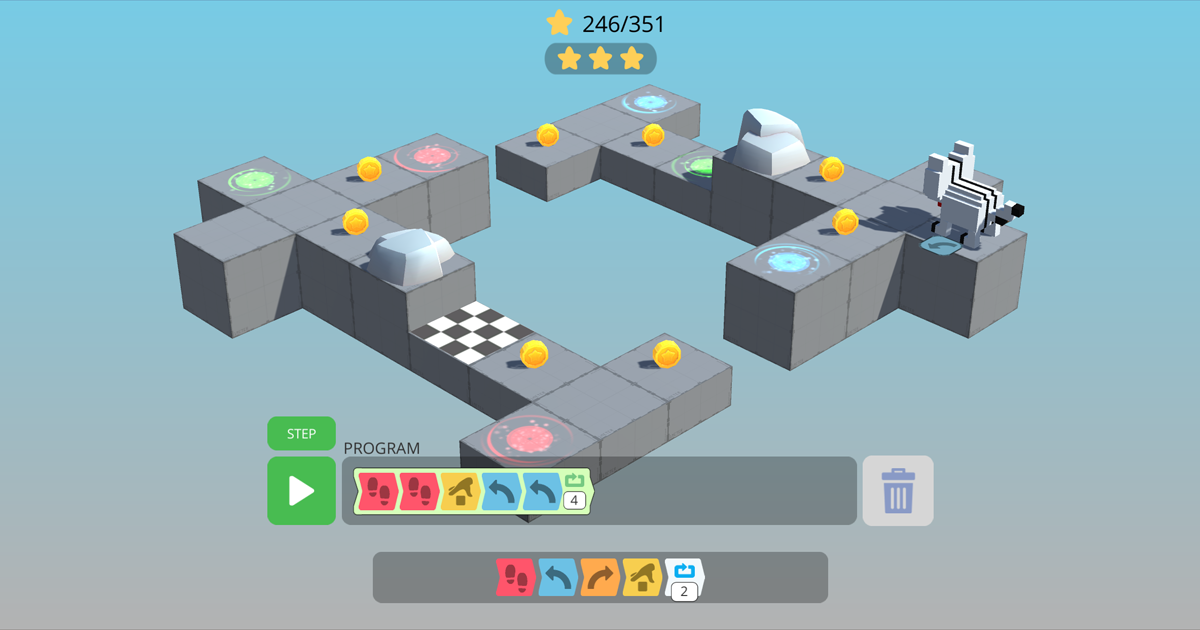 Rodocodo - coding game for primary school children ages 4-11